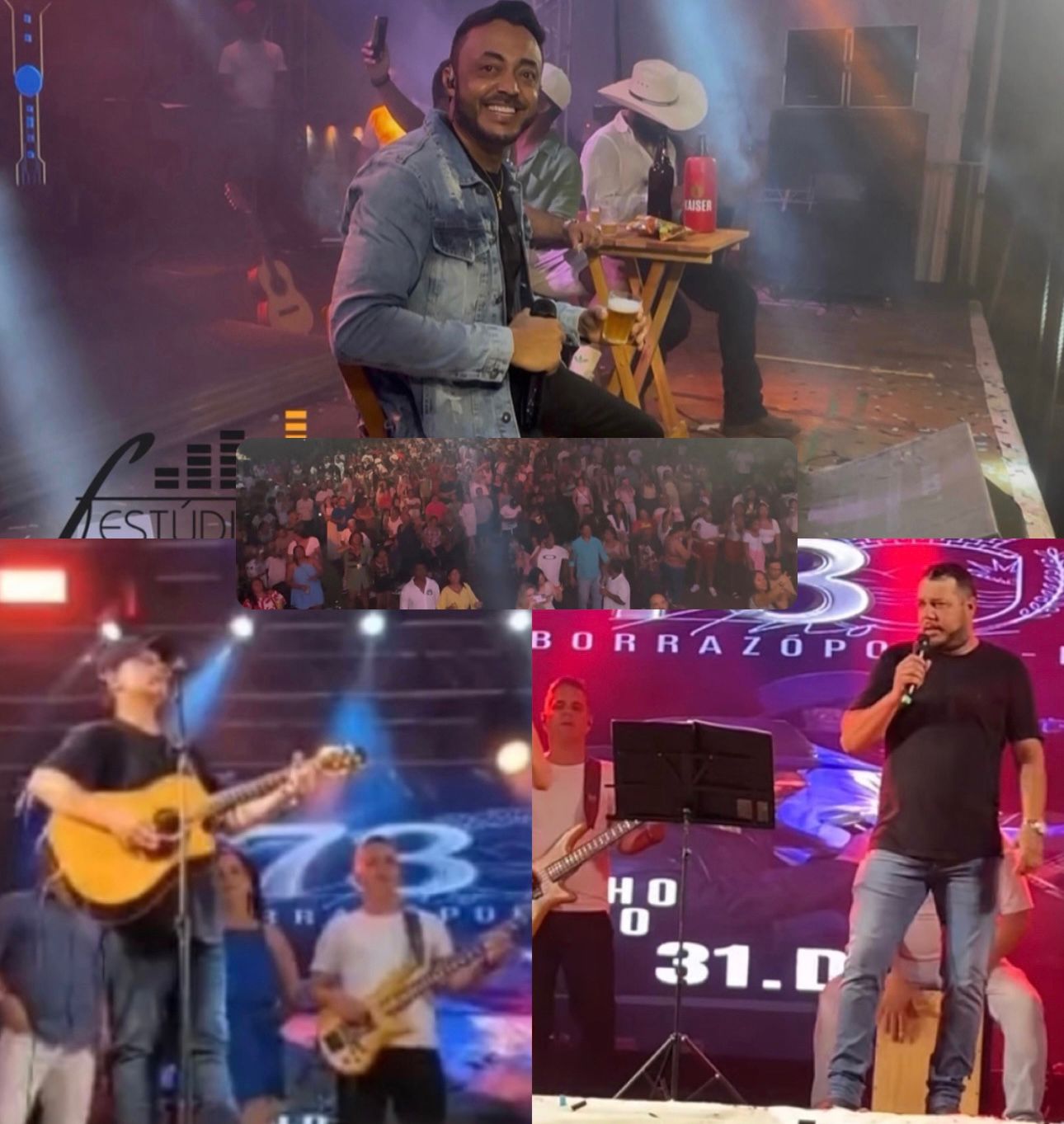 Shows de Glaucon e Felipe, Paulinho e Thiago marcou a chegada de 2026 ...
